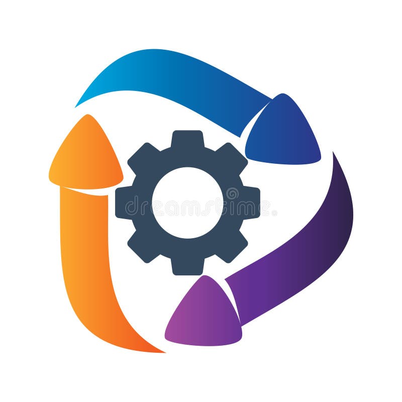 Triangle Hand Ribbon Commitment Teamwork Together Outline Logo Stock Vector - Illustration of ...