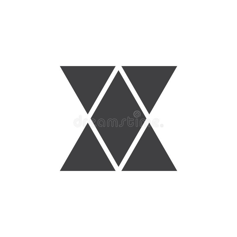 Triangle Geometric Clear Logo Vector Stock Vector - Illustration of ...