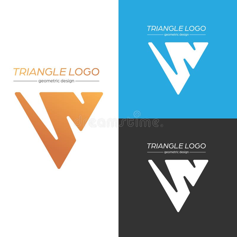 Triangle. Geometric Logo for Business, Company and the Implementation ...