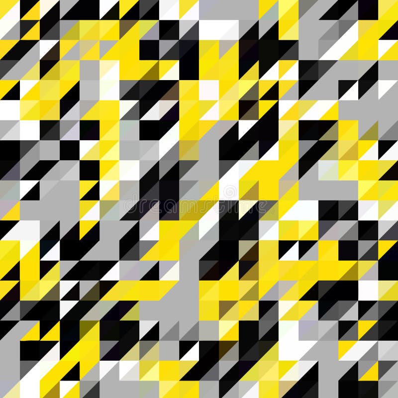 Yellow White Geometric Triangle Pattern Stock Illustrations – 22,892 ...