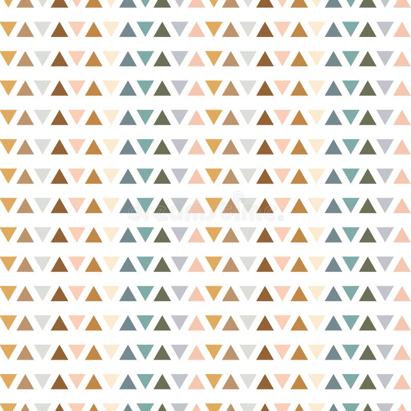 Abstract Geometric Vector Pattern with Triangles, Seamless Repeat ...