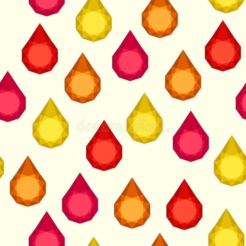Triangle Geometrical Water Drop Pattern Stock Vector - Illustration of ...