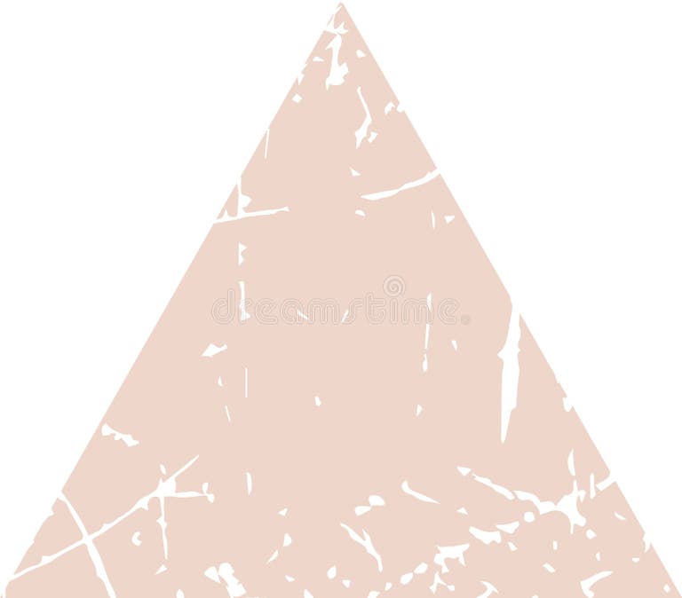 Triangle with Grunge Texture Stock Vector - Illustration of paint ...