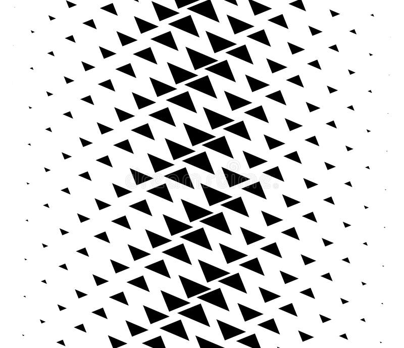 Triangle Halftone Texture Pattern Geometric Angular Vector Design