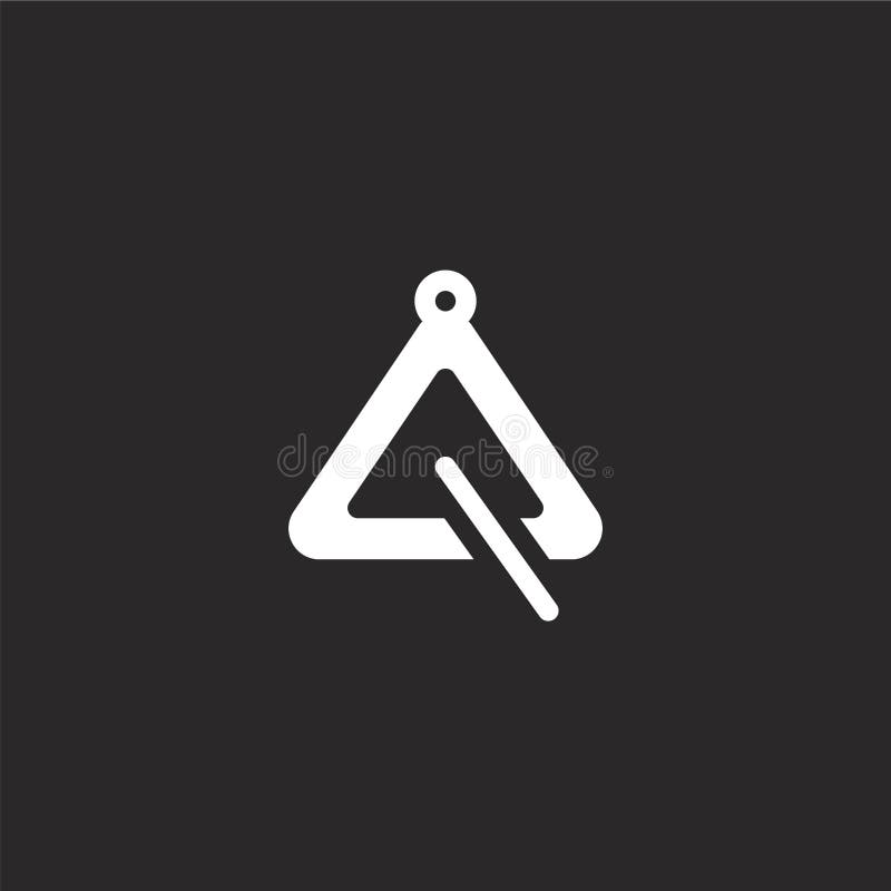 Triangle Icon. Filled Triangle Icon for Website Design and Mobile, App ...