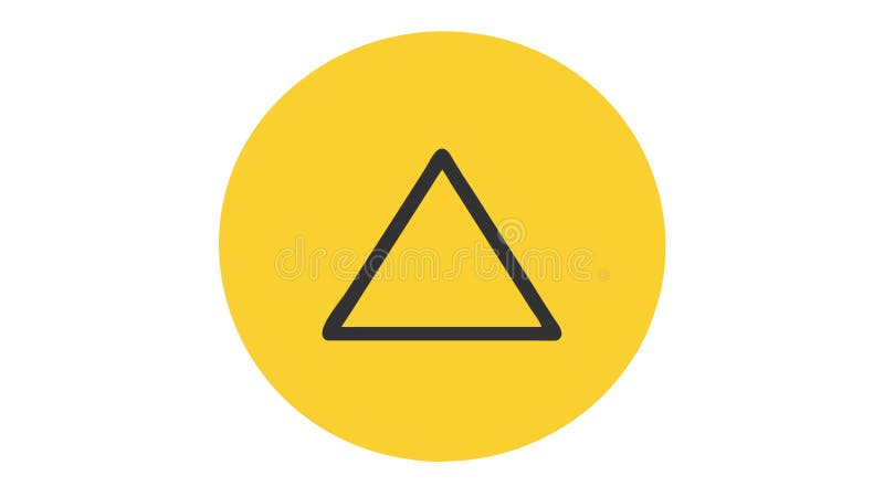 Triangle Icon, Geometric Shape Symbol, Vector Design Generative AI ...