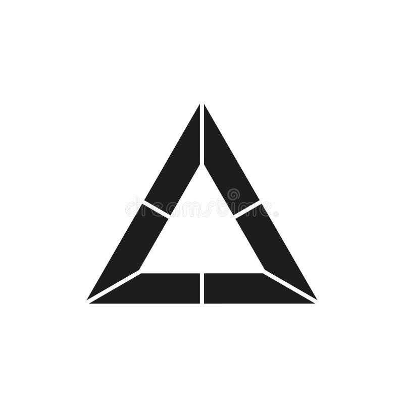 Triangle Icon. Shape Background. Vector Graphic Design. Construction ...