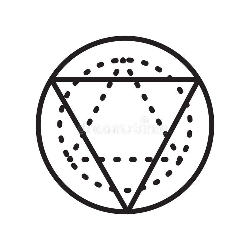 Triangle Icon Vector Sign and Symbol Isolated on White Background ...