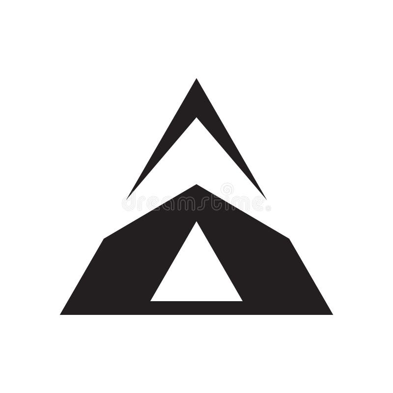 Triangle Icon Vector Sign and Symbol Isolated on White Background ...