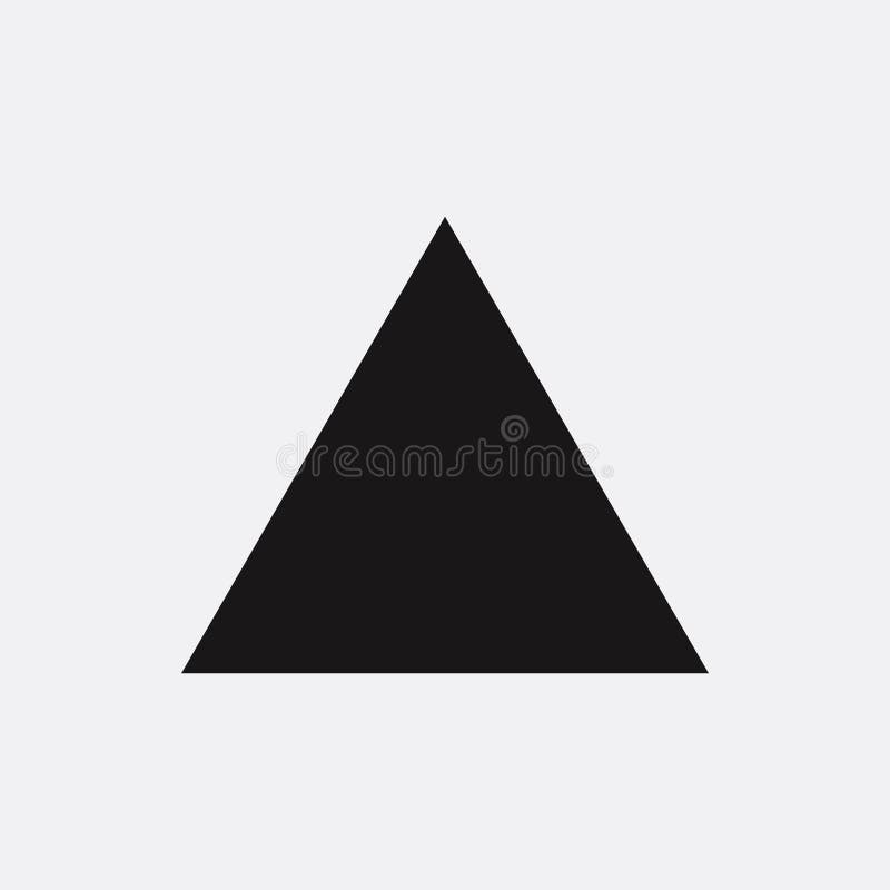 Triangle Icon Vector Symbol Sign Stock Vector - Illustration of graphic ...