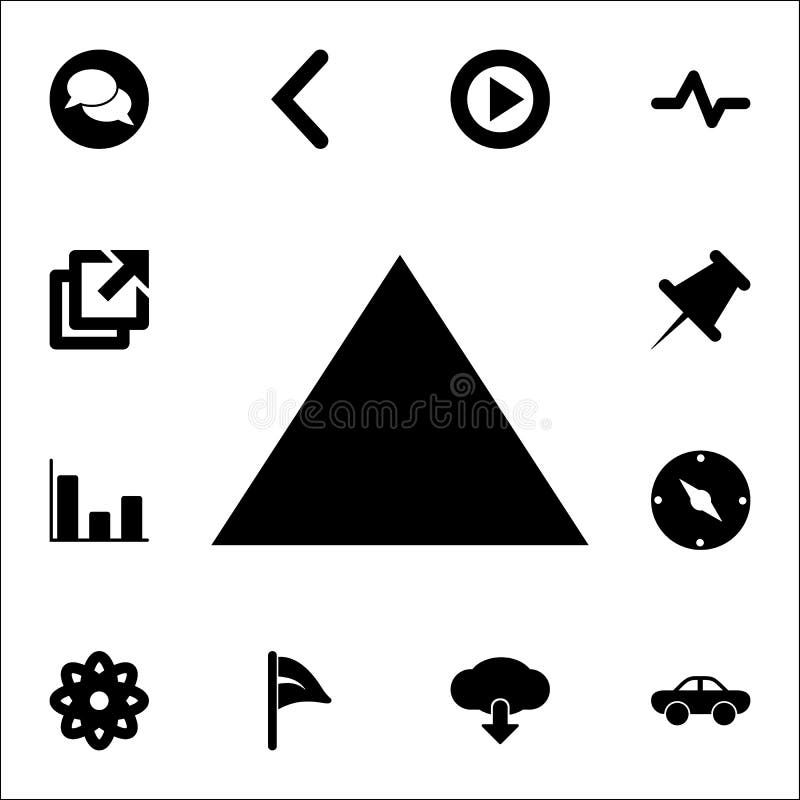Triangle Icon. Web Icons Universal Set for Web and Mobile Stock ...