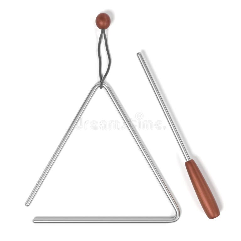 Triangle instrument stock illustration. Illustration of musical - 70502744