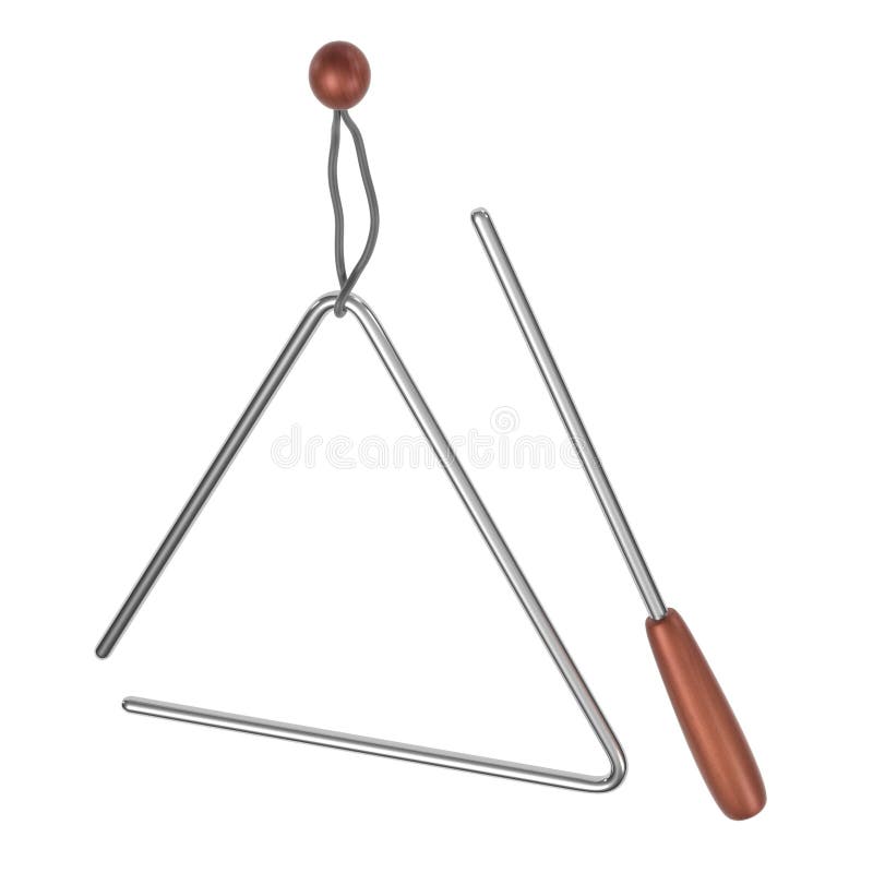 Triangle instrument stock illustration. Illustration of instrument ...