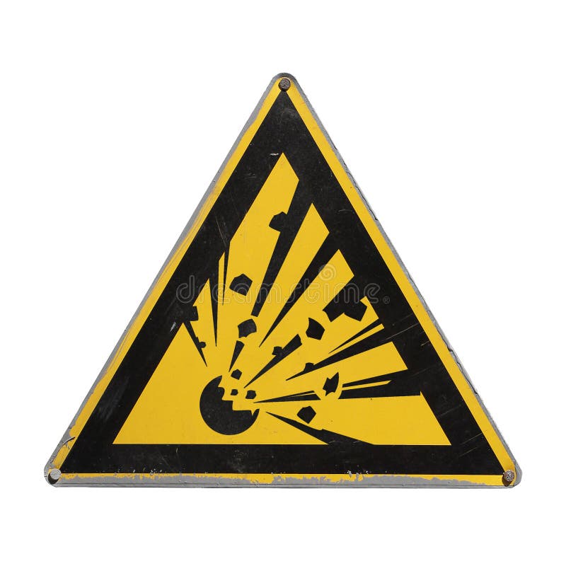 Triangle d'avertissement image stock. Image du protection - 16925131