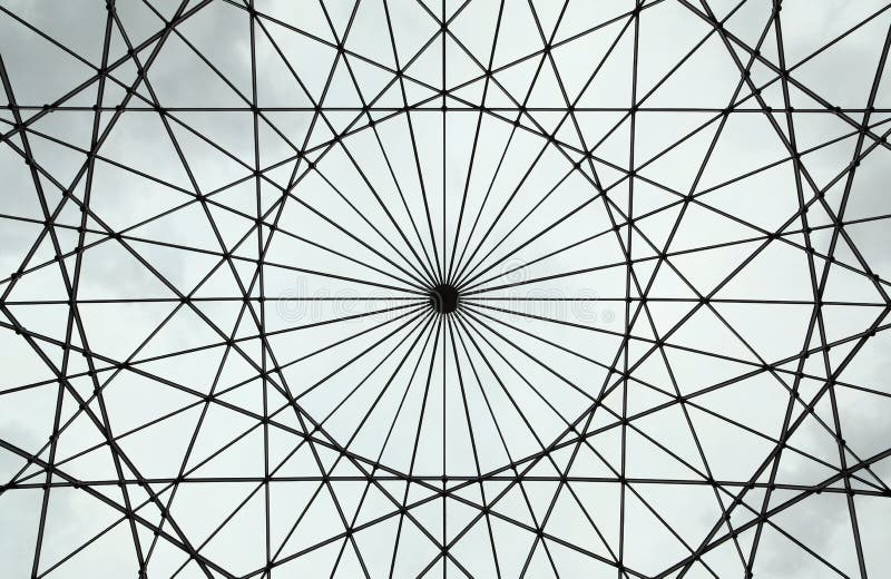 Triangle Lattice Skylight Stock Image Image Of Background 169707737