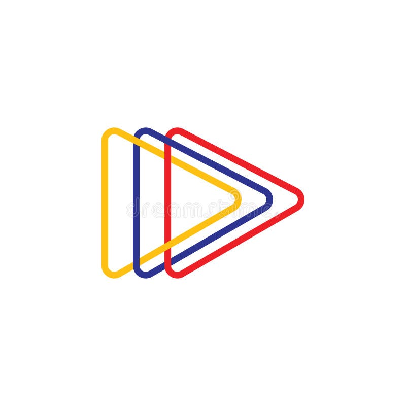 Triangle Overlapping Logo Stock Illustrations – 913 Triangle ...