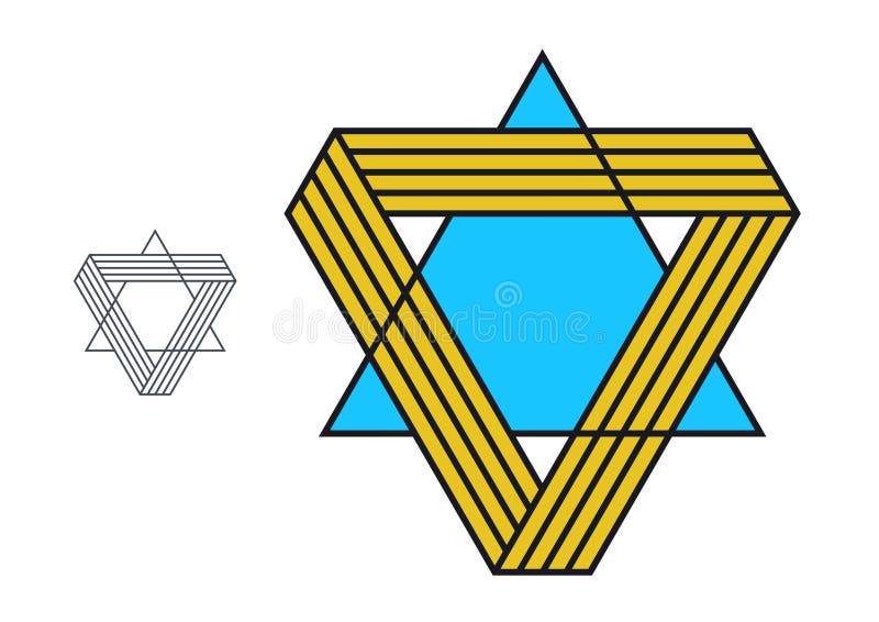 Triangle Linear Vector Symbol Isolated on White Background, Sacred ...