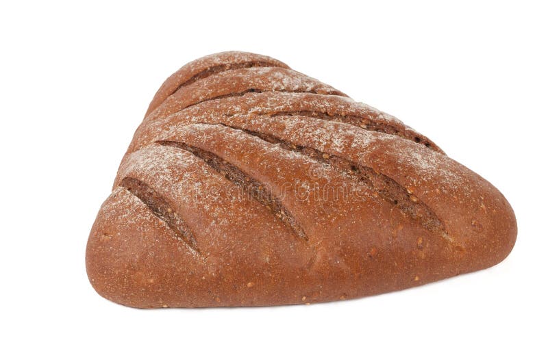Triangle loaf of rye bread stock photo. Image of dinner - 34552076