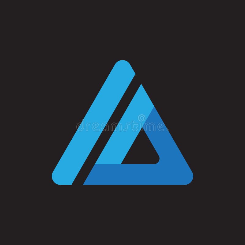 Triangle Business Company Logo Stock Illustration - Illustration of ...