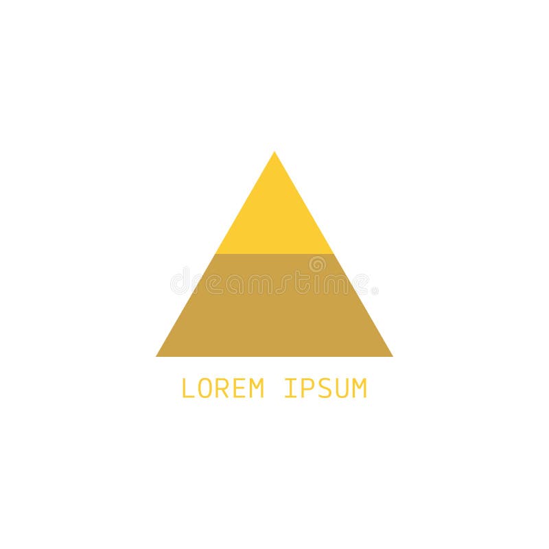 Triangle Logo Design Vector Illustration Stock Vector - Illustration of ...