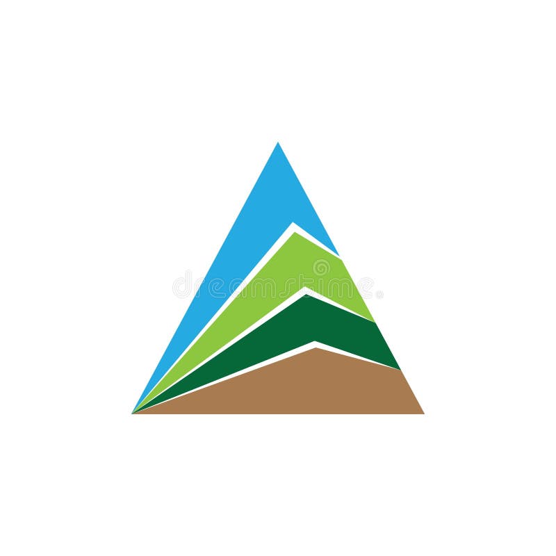 Triangle Logo Design Template Illustration Stock Illustration ...