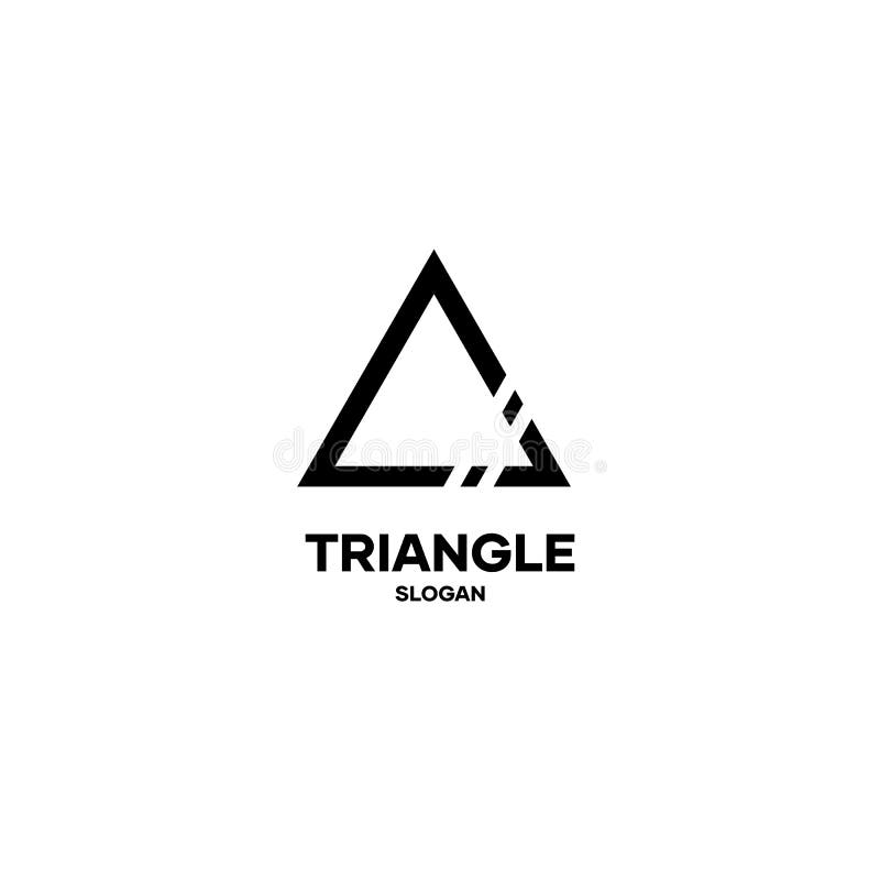 Triangle Logo Icon Design Vector Simple Artwork Stock Vector ...