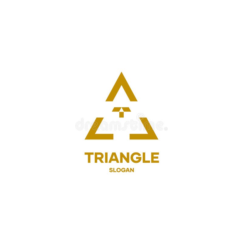 Triangle Logo Icon Design Vector Simple Minimal Stock Vector ...