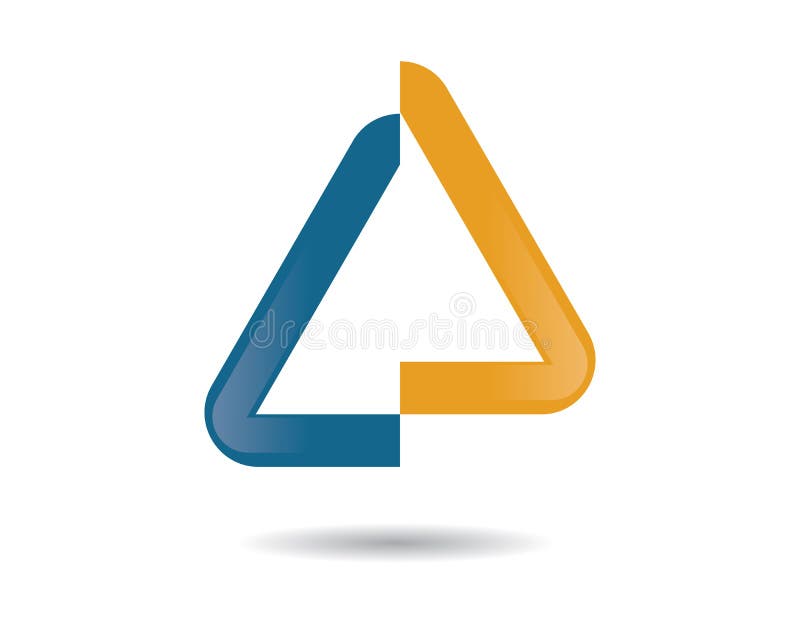 Triangle vector icon stock vector. Illustration of logo - 111141829