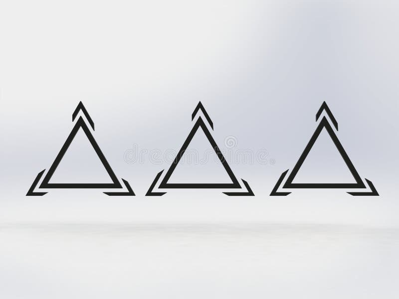Hollow Triangle Stock Illustrations – 234 Hollow Triangle Stock ...