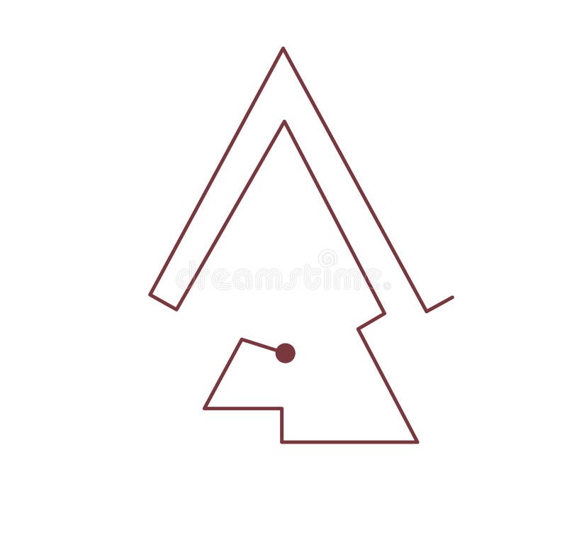 Triangle Maze Game Labyrinth Puzzle Stock Vector - Illustration of maze ...