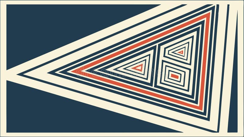 Triangle Maze Pattern, Geometric Puzzle, Abstract Labyrinth Vector ...