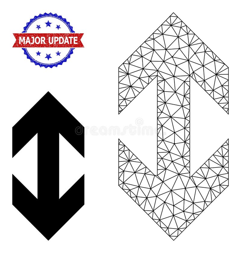 Triangle Mesh Flip Vertically Icon and Unclean Bicolor Major Update ...