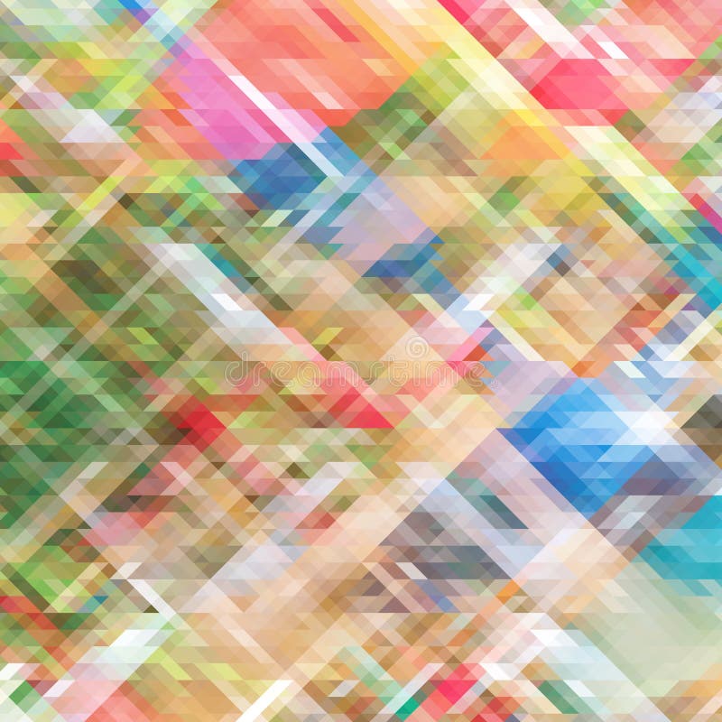 Triangle mosaic background stock illustration. Illustration of repeat ...
