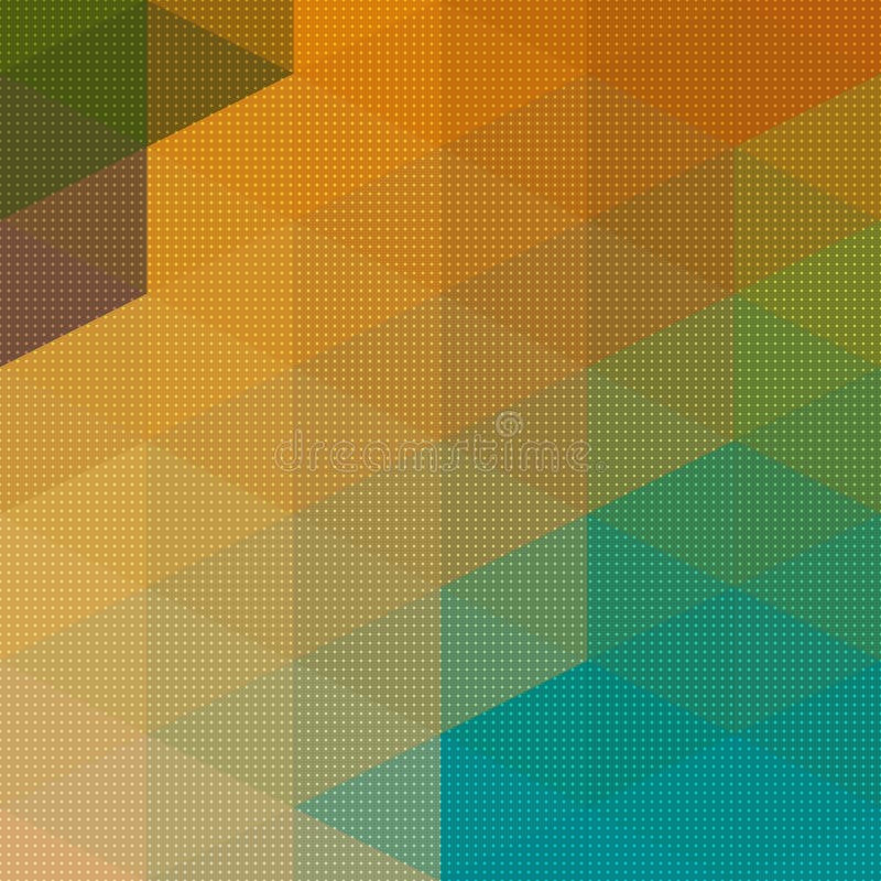 Triangle Mosaic Pattern stock vector. Illustration of abstract - 86581965