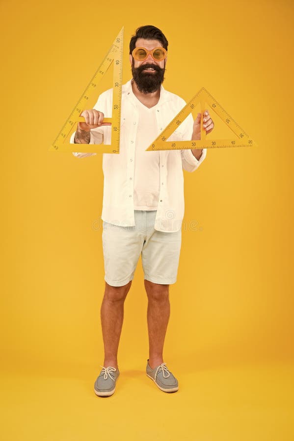 Triangle is the Most Important Shape in Engineering. Engineer Using ...