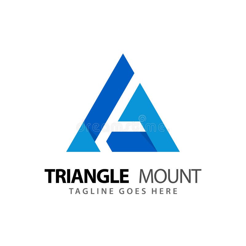 Triangle Mountain Adventure Modern Logos Design Vector Illustration ...
