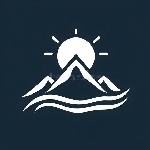 Triangle Mountains Vector Illustration Design Stock Illustration ...