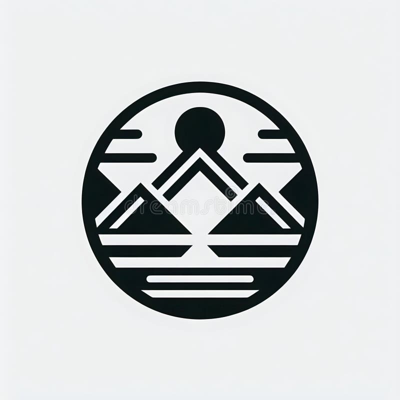 Triangle Mountains Vector Illustration Design Stock Illustration ...