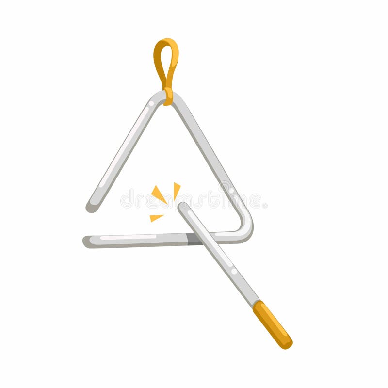 Triangle Music Instrument Illustration Vector Stock Illustration ...