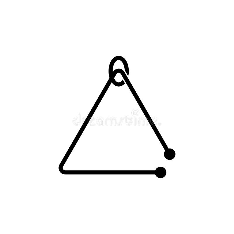 Triangle Musical Icon Vector Stock Vector - Illustration of colorful ...
