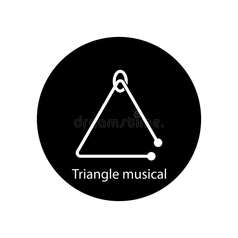 Triangle Musical Icon Vector Stock Vector - Illustration of classic ...