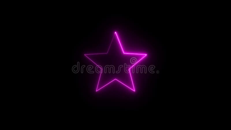 Triangle Neon Animation, Glowing Triangle Frame Loading Animation Stock ...