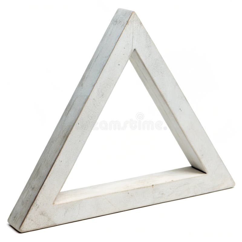 Triangle Object Isolated on Transparent Background Stock Illustration ...