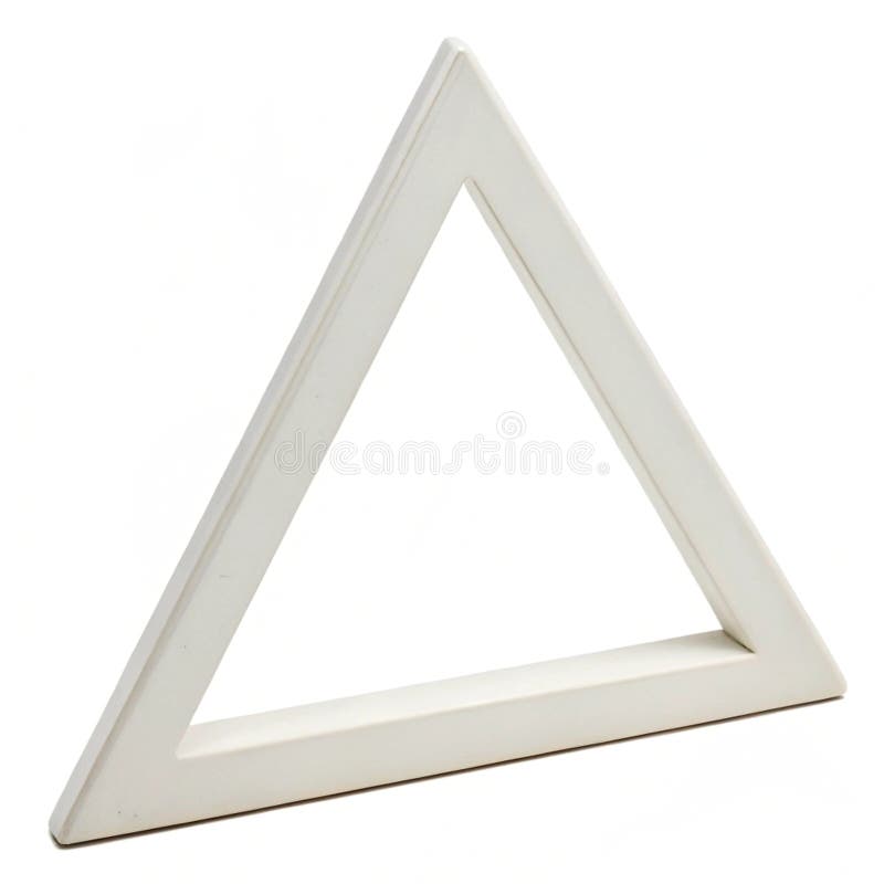 Triangle Object Isolated on Transparent Background Stock Illustration ...