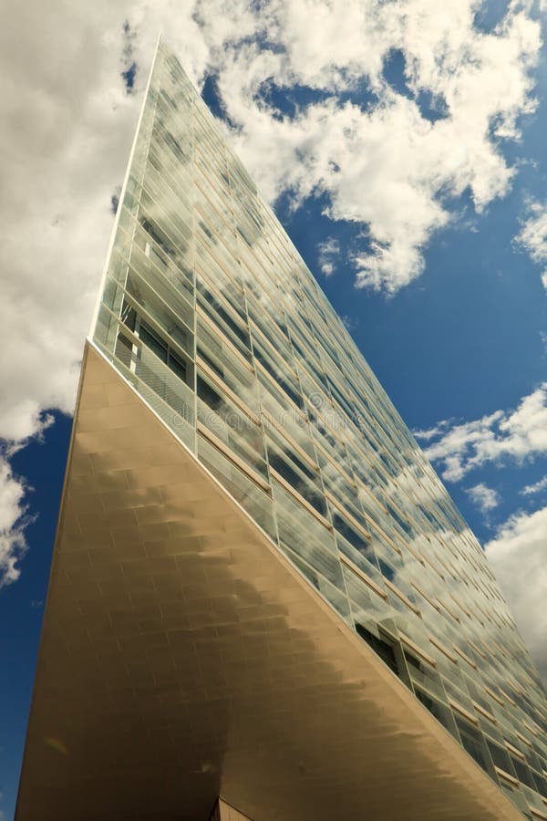 Triangle Office Building stock photo. Image of light - 20043754