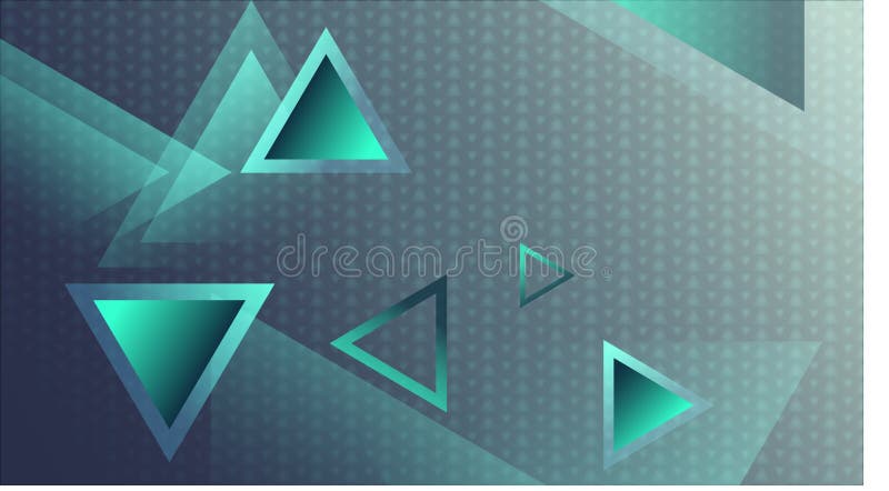 Triangle Overlay Pattern in Blue Green Color on Texture Background ...