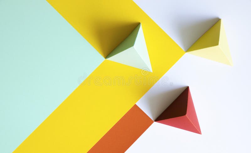 Triangle Paper Shape. High Quality Photo Stock Illustration ...