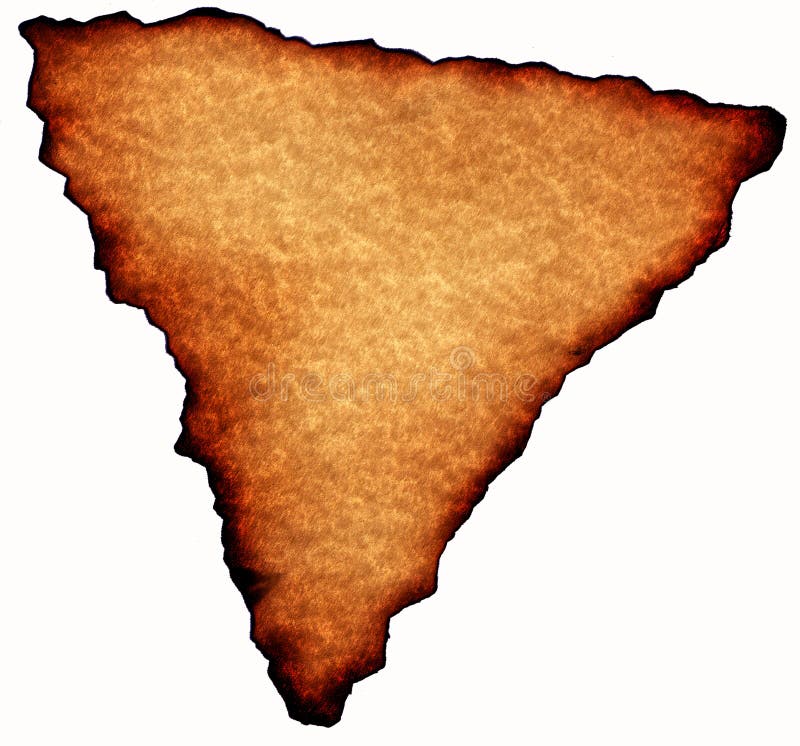 Triangle Parchment Paper stock illustration. Illustration of border ...