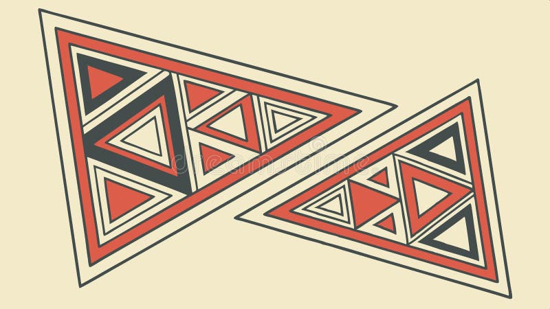 Triangle Pattern Abstract Design And Colorful Geometric Background Element Vector Design