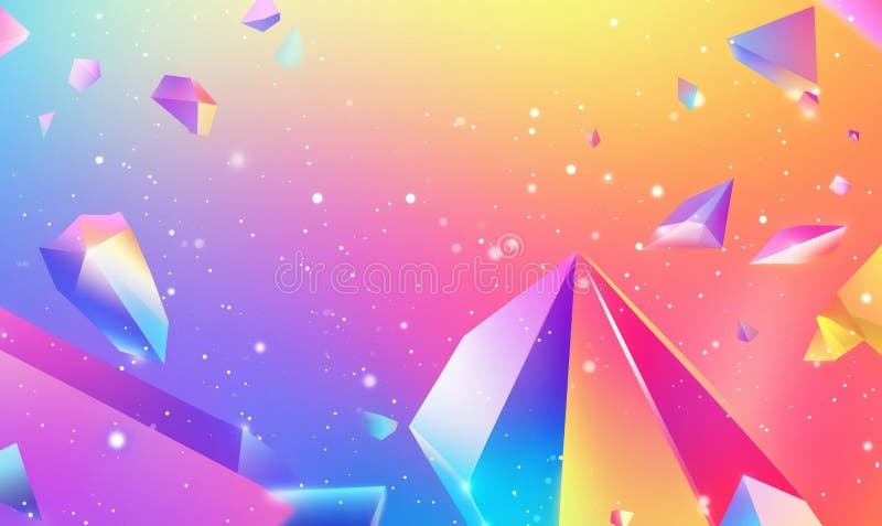 Triangle Pattern Background in Line Art Style with Low Polygons Stock ...